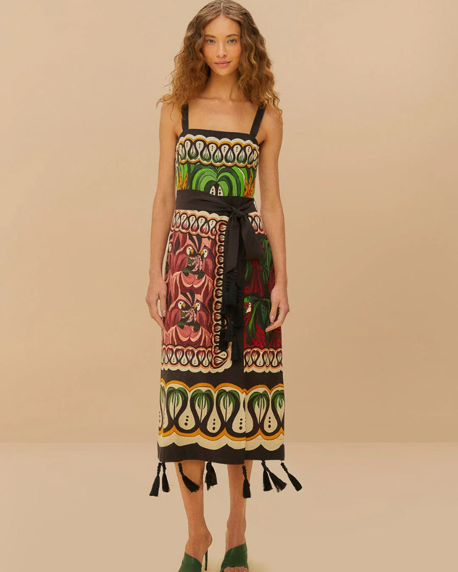 Coconut Tree Flow Scarf Dress – shopatsauce.com