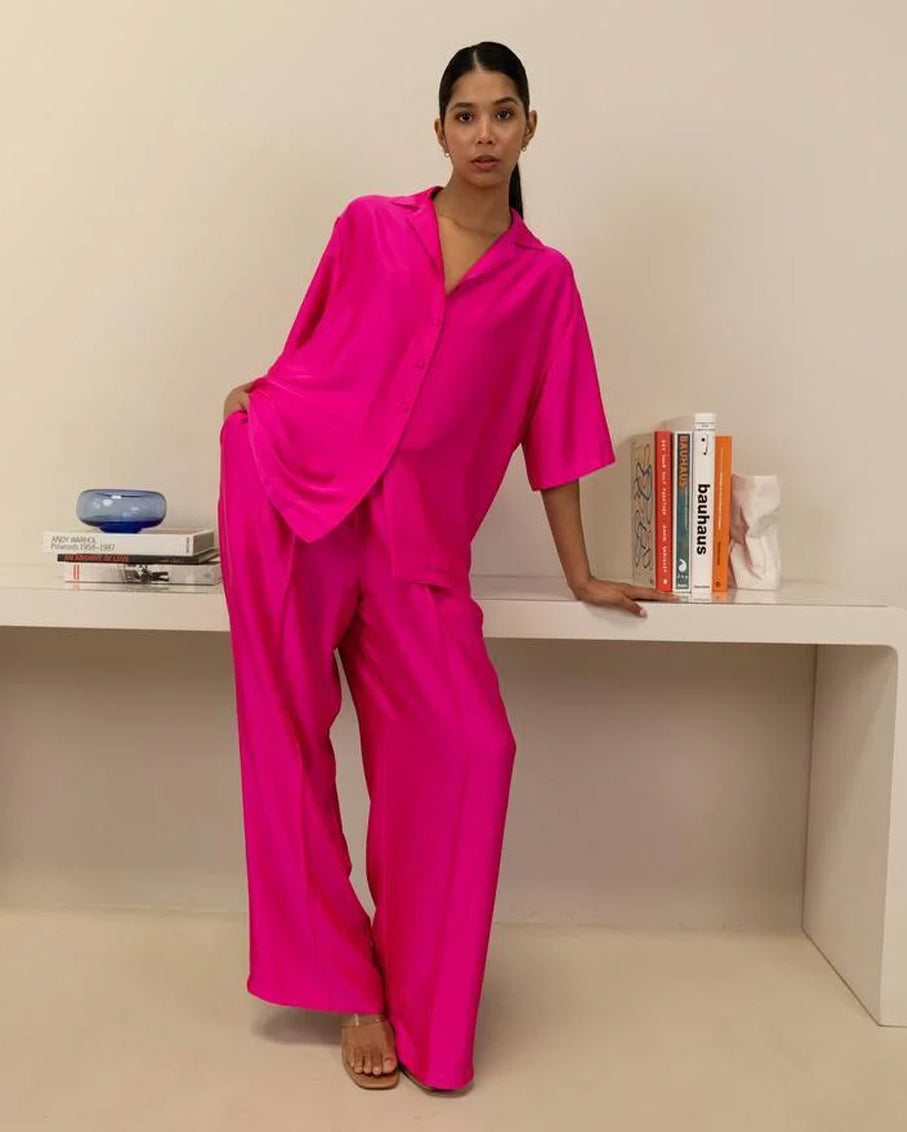Prodigy Daytime Pj Set Hot Pink – shopatsauce.com